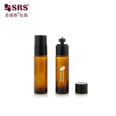China BLPB 15ML Luxury New Design Glass Roll On Bottle With Switch For Essential Oil No Leakage for sale
