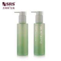 China PET 120ML Injection Clear Colored Plastic PET Bottle For Cleansing Oil Wholesale for sale