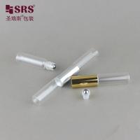 China SGB2-5ml+5ml Transparent Dual Double Ended Glass Roll On Bottle For Perfume Fragrance for sale