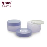 China SRSQ Single Wall Glossy Surface Matte Finished With Painting PP PCR Recycled Jar Cosmetic Container for sale