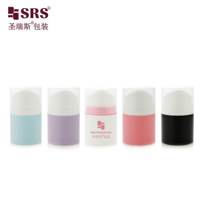 China PA604 PP  Glossy Eco-friendly Airless Pump Bottles with Snap-on Closure for sale