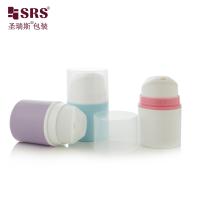 China PA604 PP  Glossy Eco-friendly Airless Pump Bottles with Snap-on Closure for sale