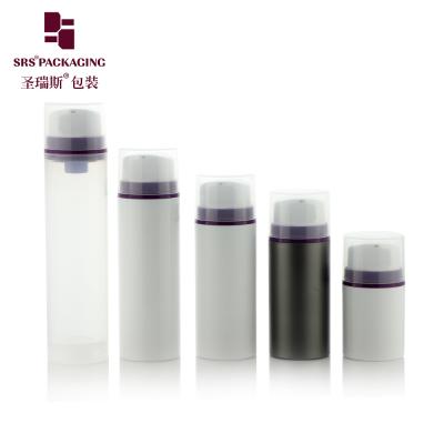 China PA605 Luxury Injection Custom Color Plastic Pain Relief Gel Airless Lotion Bottle for sale