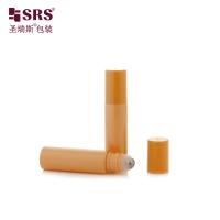 China PET-10ML Clear Amber Injection Color Plastic Roll On Bottle For Lip Gloss for sale