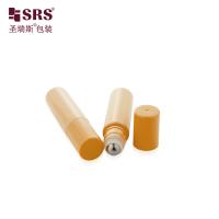 China PET-10ML Clear Amber Injection Color Plastic Roll On Bottle For Lip Gloss for sale