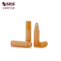 China PET-10ML Clear Amber Injection Color Plastic Roll On Bottle For Lip Gloss for sale