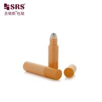 China PET-10ML Clear Amber Injection Color Plastic Roll On Bottle For Lip Gloss for sale