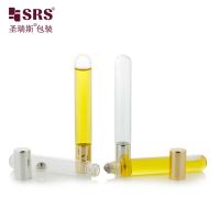 China BLP 10ML Round Bottom Tube Glass Roller Bottle For Eye Oil Massage No Leakage for sale