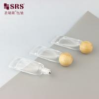 China GB3 10ML Luxury Empty Tube Shape Thick Wall Glass Roll On Bottle For Essential Oil for sale