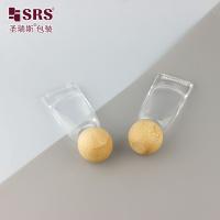 China GB3 10ML Luxury Empty Tube Shape Thick Wall Glass Roll On Bottle For Essential Oil for sale
