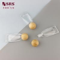 China GB3 10ML Luxury Empty Tube Shape Thick Wall Glass Roll On Bottle For Essential Oil for sale