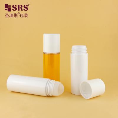 China PET 130ML 170ML Big Capacity Roll On Bottle For Body Sunscreen Gel for sale