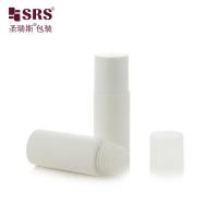 China PET 50ML 60ML 90ML Round Shape Plastic Deodorant Gel Roller Ball Bottle for sale
