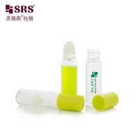 China PET 10ML Round Injection Custom Glossy Color Plastic Roll On Bottle For Anti-Itch Liquid for sale