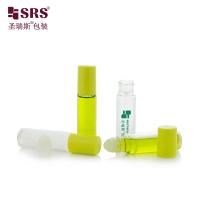 China PET 10ML Round Injection Custom Glossy Color Plastic Roll On Bottle For Anti-Itch Liquid for sale