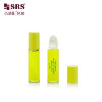 China PET 10ML Round Injection Custom Glossy Color Plastic Roll On Bottle For Anti-Itch Liquid for sale