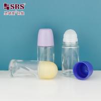 China BLPG 50ML 60ML Empty Thick Wall Mold Glass Roll On Bottle For Cool Gel No Leakage for sale