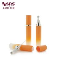China LR001 Luxury Empty Double Wall Acrylic Roll On Bottle Applicator For Eye Lotion Serum for sale