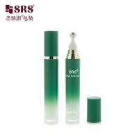 China LR001 Luxury Empty Double Wall Acrylic Roll On Bottle Applicator For Eye Lotion Serum for sale