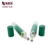 China LR001 Luxury Empty Double Wall Acrylic Roll On Bottle Applicator For Eye Lotion Serum for sale