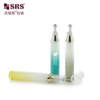 China LR002 15ML 20ML Luxury High End Plastic Acrylic Massage Gel Bottle Roller Ball Applicator for sale