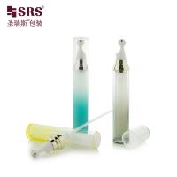 China LR002 15ML 20ML Luxury High End Plastic Acrylic Massage Gel Bottle Roller Ball Applicator for sale