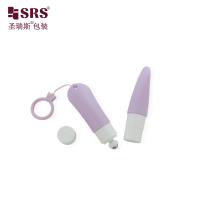 China KG2-20ML Tube Shape HDPE Bottle With Hole Rope For Anti-Itch Liquid Roller Ball Bottle for sale