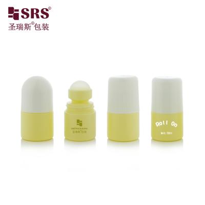 China RPPC 30ml Custom Color PP Roller Bottle Empty Roll On Vial for Pain Relief Liquid for sale