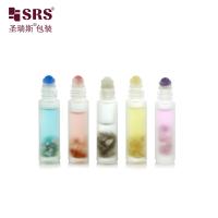 China BLPM 10ML Leak Resistant Frosted Glass Roller Bottle Portable For Essential Oil for sale