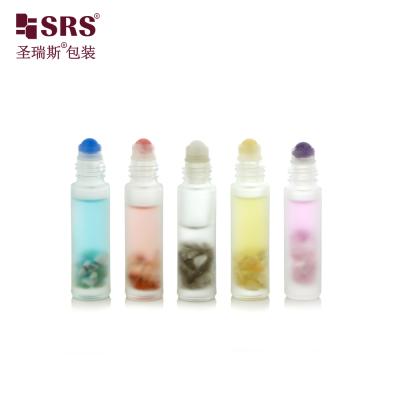 China BLPM 10ML Leak Resistant Frosted Glass Roller Bottle Portable For Essential Oil for sale
