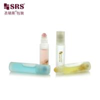 China BLPM 10ML Leak Resistant Frosted Glass Roller Bottle Portable For Essential Oil for sale