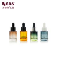 China PAG018 15ML Luxury Thick Wall Glass Bottle With Dropper Lid For Serum for sale