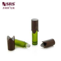 China BLPY 10ml Glass Roll On Bottle with Special Shape Cap Perfume Roller Bottle for sale