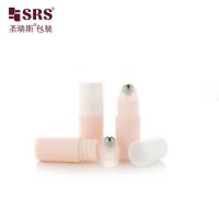 China Portable 3ml Refillable Plastic Roller Bottle, Empty Roll‑on Vial With Plastic Cover & Steel Ball for sale