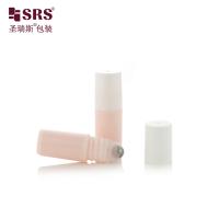 China Portable 3ml Refillable Plastic Roller Bottle, Empty Roll‑on Vial With Plastic Cover & Steel Ball for sale