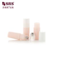 China Portable 3ml Refillable Plastic Roller Bottle, Empty Roll‑on Vial With Plastic Cover & Steel Ball for sale