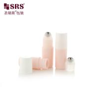 China Portable 3ml Refillable Plastic Roller Bottle, Empty Roll‑on Vial With Plastic Cover & Steel Ball for sale
