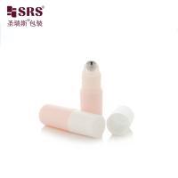 China Portable 3ml Refillable Plastic Roller Bottle, Empty Roll‑on Vial With Plastic Cover & Steel Ball for sale