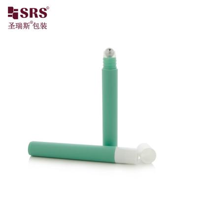 China Eco‑friendly PCR PP Plastic Roll On Bottle 10ml Empty Roller Bottle for Eye Serum Cosmetic Packaging for sale