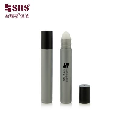 China 15ml Custom Printed PP Plastic Roller Bottle Empty Roll On Container for Perfume Essential Oil Cosmetic Brand Production for sale