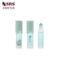China BLPY 10ml Empty Glass Roll On Bottle with Special Shaped Cap for Essential Oil for sale