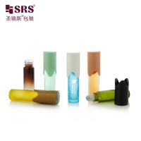 China BLPY 10ml Empty Glass Roll On Bottle with Special Shaped Cap for Essential Oil for sale