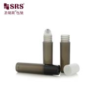 China Plastic Roll On Bottle 5 ML Empty Container with Steel Ball Roller and Plastic Cap for Eye Serum and Cosmetic Packaging for sale