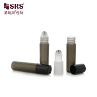 China Plastic Roll On Bottle 5 ML Empty Container with Steel Ball Roller and Plastic Cap for Eye Serum and Cosmetic Packaging for sale