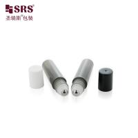 China Plastic Roll On Bottle 5 ML Empty Container with Steel Ball Roller and Plastic Cap for Eye Serum and Cosmetic Packaging for sale