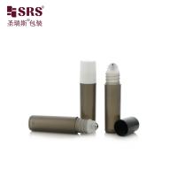 China Plastic Roll On Bottle 5 ML Empty Container with Steel Ball Roller and Plastic Cap for Eye Serum and Cosmetic Packaging for sale