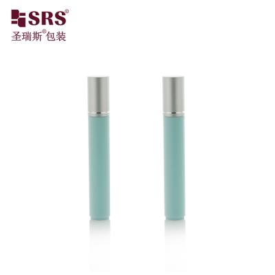 China 8ml Refillable Plastic Roll‑on Bottle Plastic Roller Ball Aluminum Cap Skincare Perfume Packaging Bottle for sale