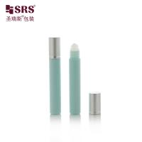 China 8ml Refillable Plastic Roll‑on Bottle Plastic Roller Ball Aluminum Cap Skincare Perfume Packaging Bottle for sale