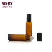 China Molded Glass Roll On Bottle 15Ml Multiple Roller Balls Caps for Essential Oil Perfume Nail Care Oil for sale