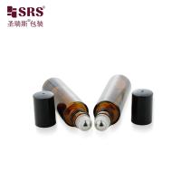 China Molded Glass Roll On Bottle 15Ml Multiple Roller Balls Caps for Essential Oil Perfume Nail Care Oil for sale